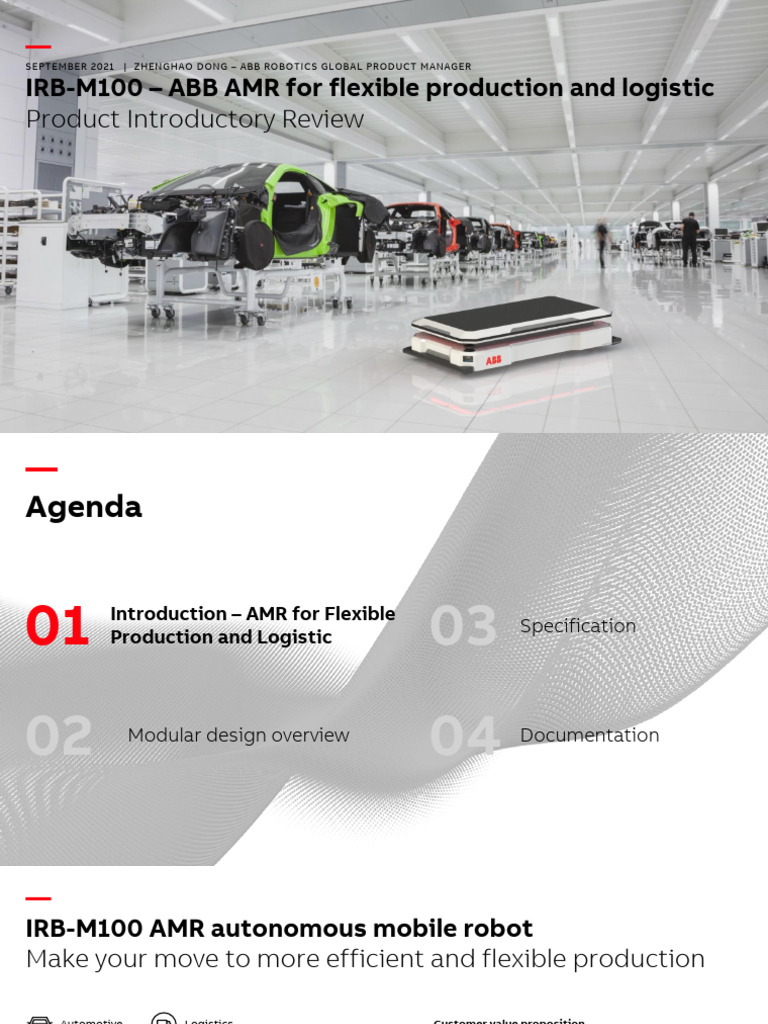 ABB AMR IRB M100 Product Introduction External | PDF | Image Scanner ...