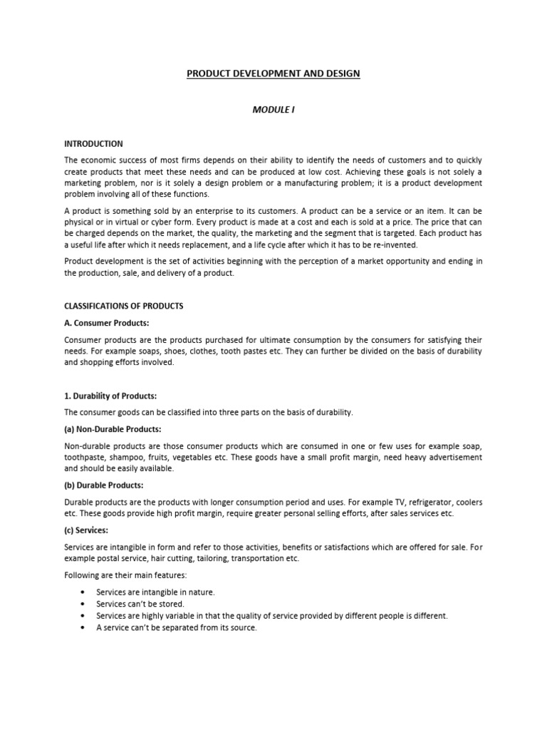 PDD Module-1.1 | PDF