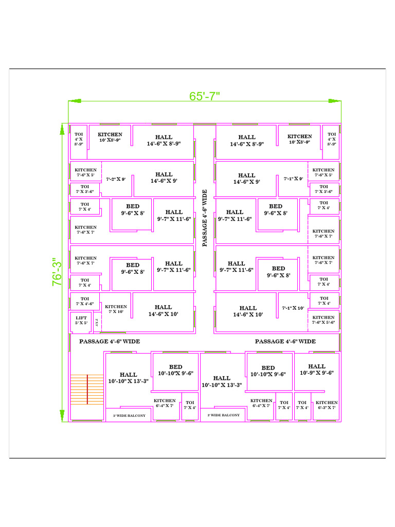 Kitchen and Hall Dimensions Overview | PDF