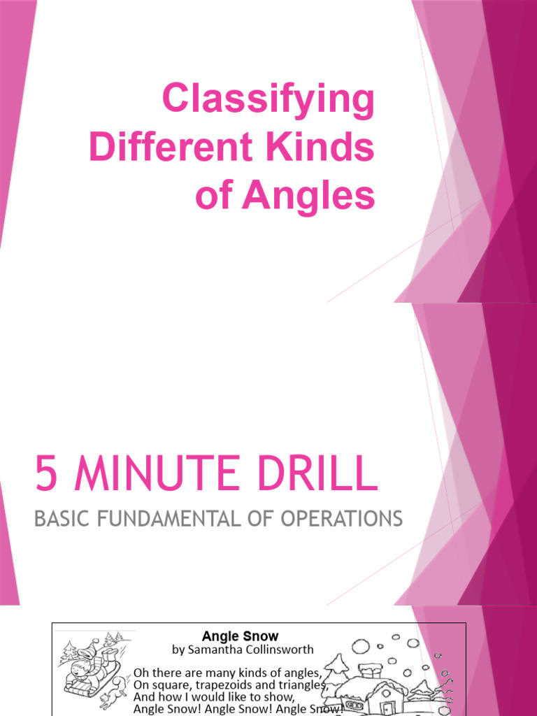 Classifying Different Kinds of Angles | PDF | Angle | Line (Geometry)