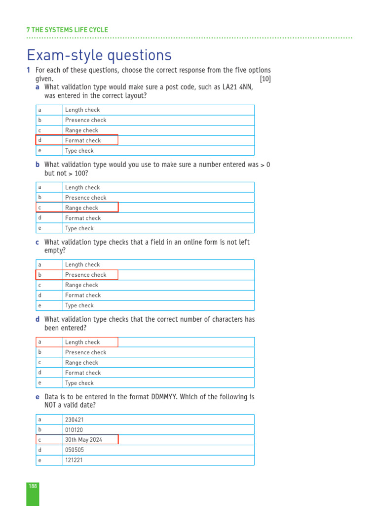 Chapter 7 Exam Style Questions | PDF | Computer Program | Programming Chapter 7 Exam Style Questions | PDF | Computer Program | Programming