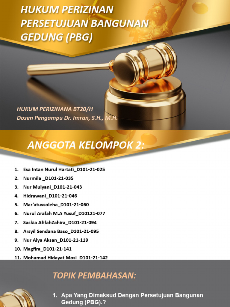 KLP 2 (Perizinan PGB) (Final) | PDF