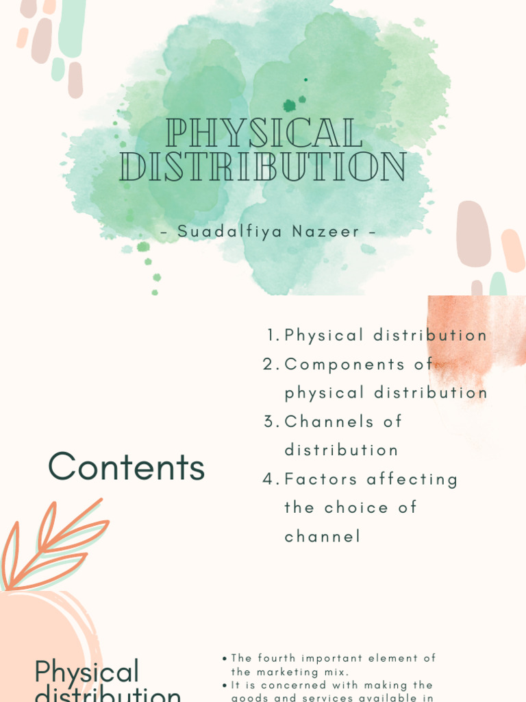 Physical Distribution | PDF