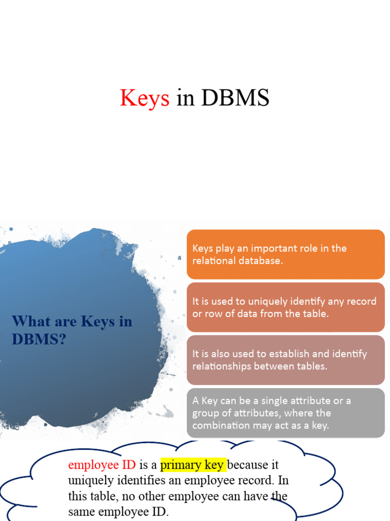 Lec 15 - Keys and Database Users | PDF | Relational Database | Databases Lec 15 - Keys and Database Users | PDF | Relational Database | Databases