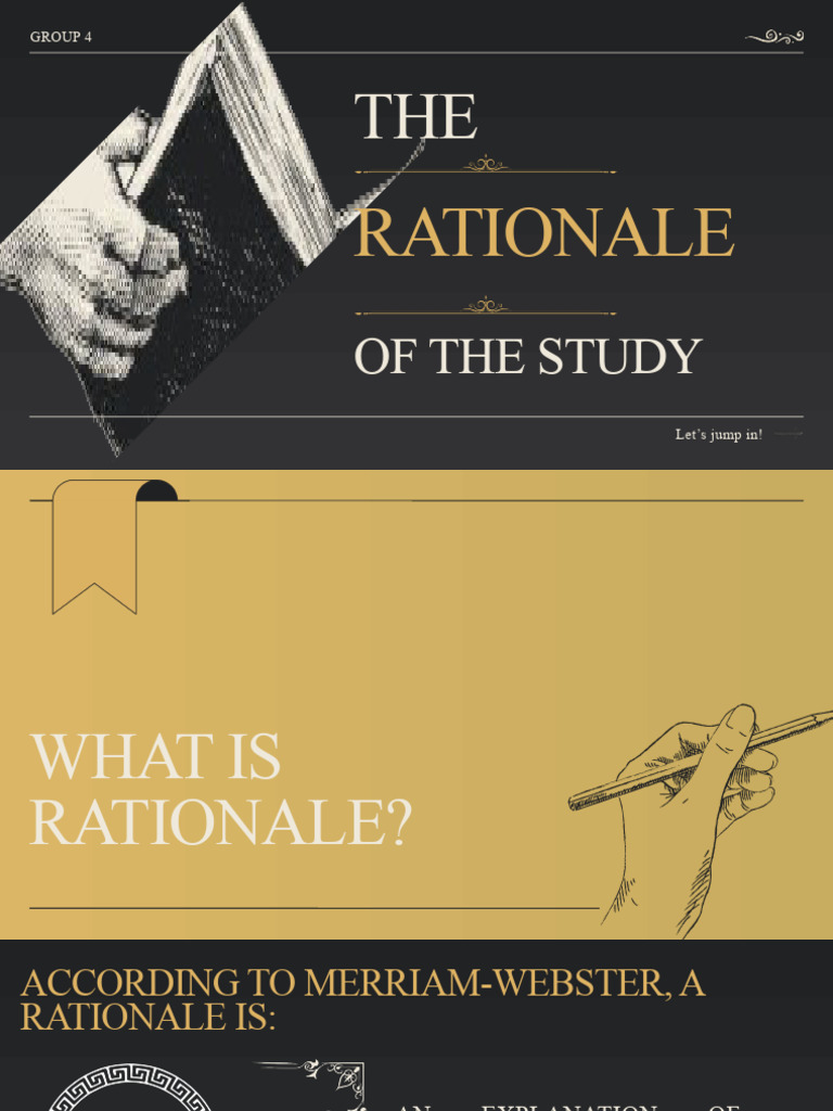 Research Rationale Guide | PDF | Reason | Knowledge