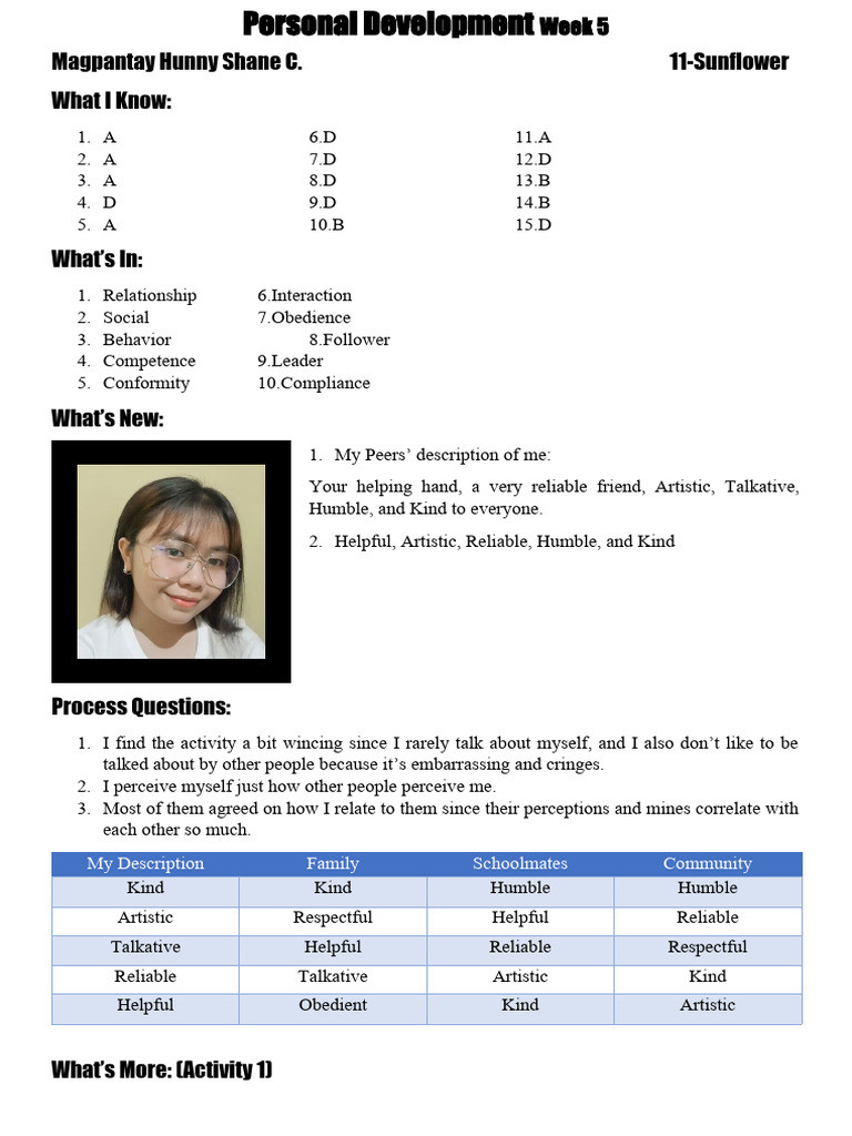 Perdev | PDF | Psychological Concepts | Behavioural Sciences