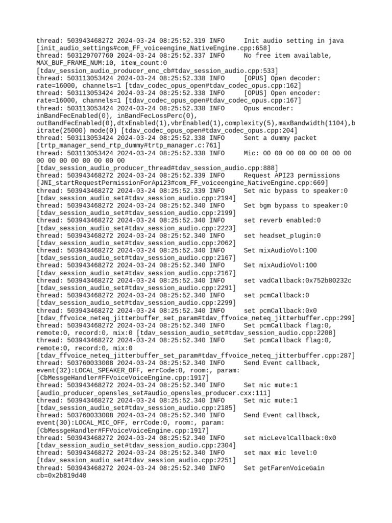 FFRTC Log | PDF | Network Architecture | Network Protocols