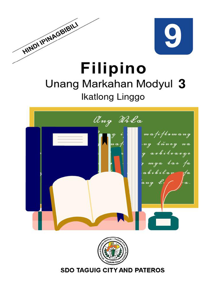 Hybrid Filipino 9 Q1 M3 W3 V2 | PDF
