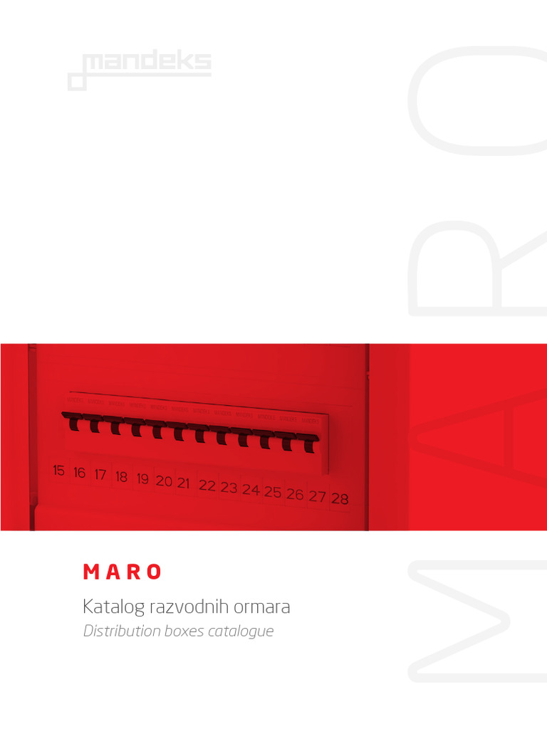 Mandeks - Katalog Razvodnih Ormara | PDF