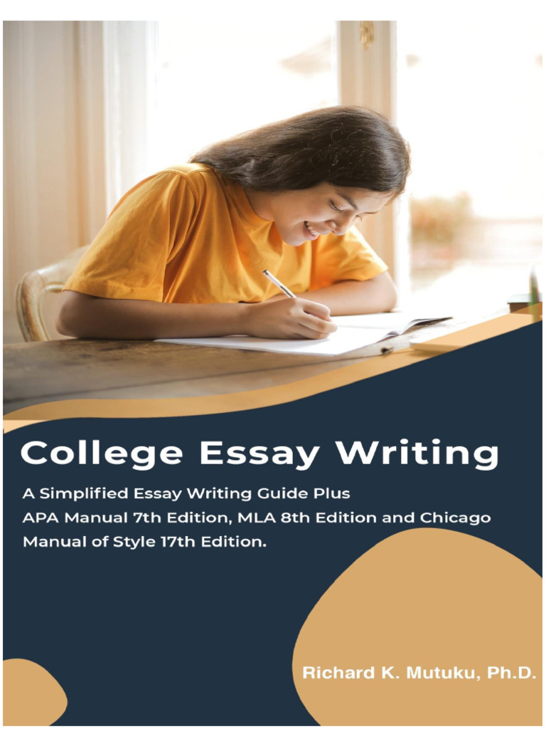 College Essay Writing - A Simplified Essay Writing Guide Plus APA ...