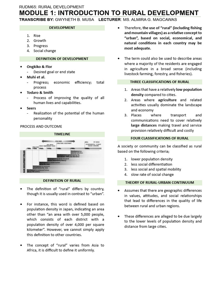 Elec 2 Module 1 1 | PDF | Agriculture | Poverty