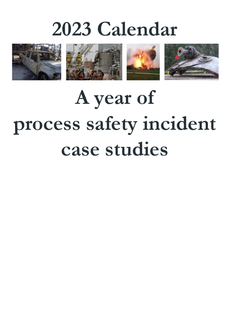 A Year of Process Safety Incident Case Studies 1711203178 | PDF | Oil ...