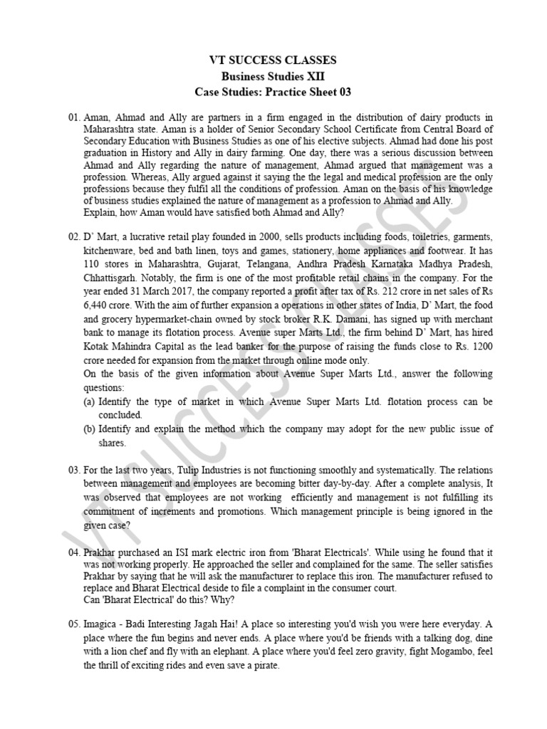 Case Studies 03 | PDF