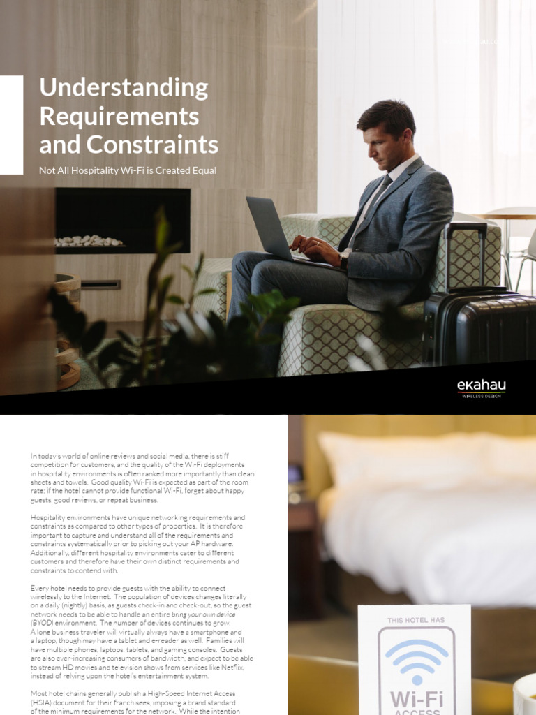 Understanding Hotel Wi Fi Requirements and Constraints White Paper | Download Free PDF | Wi Fi ...