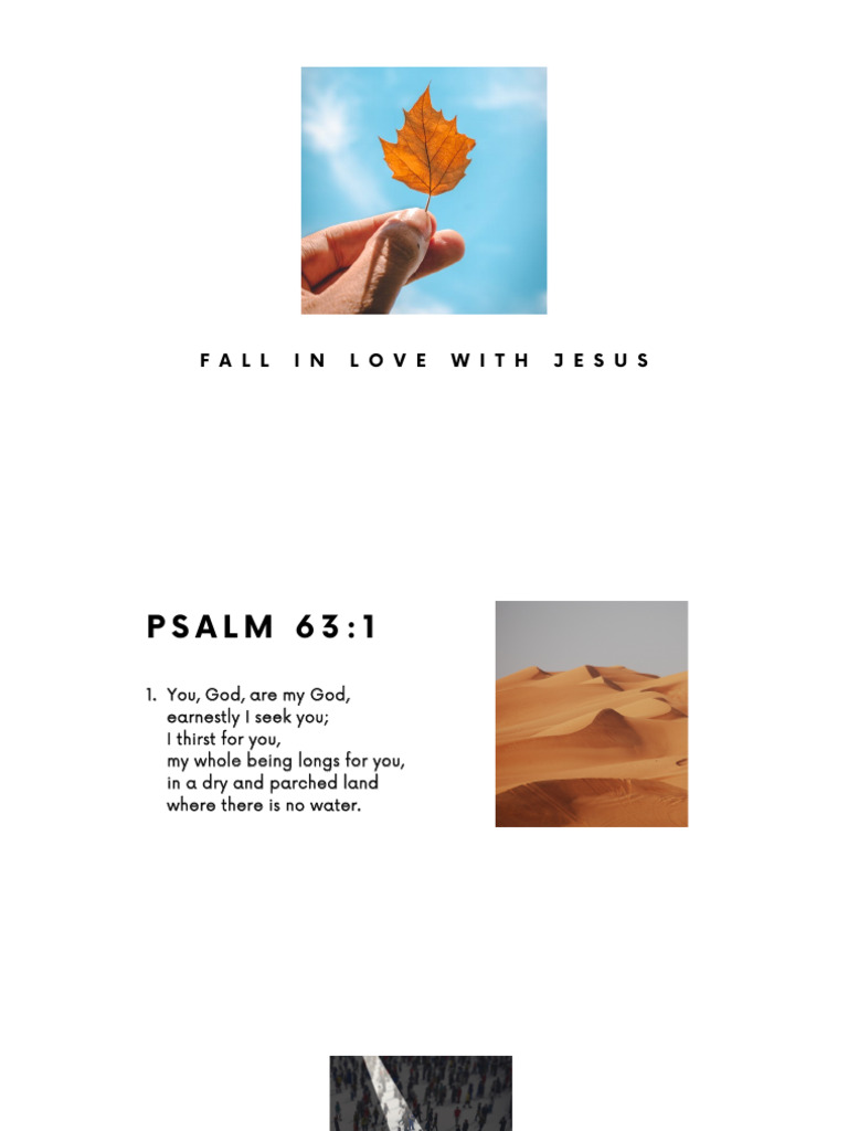 Fall in Love With Jesus | PDF