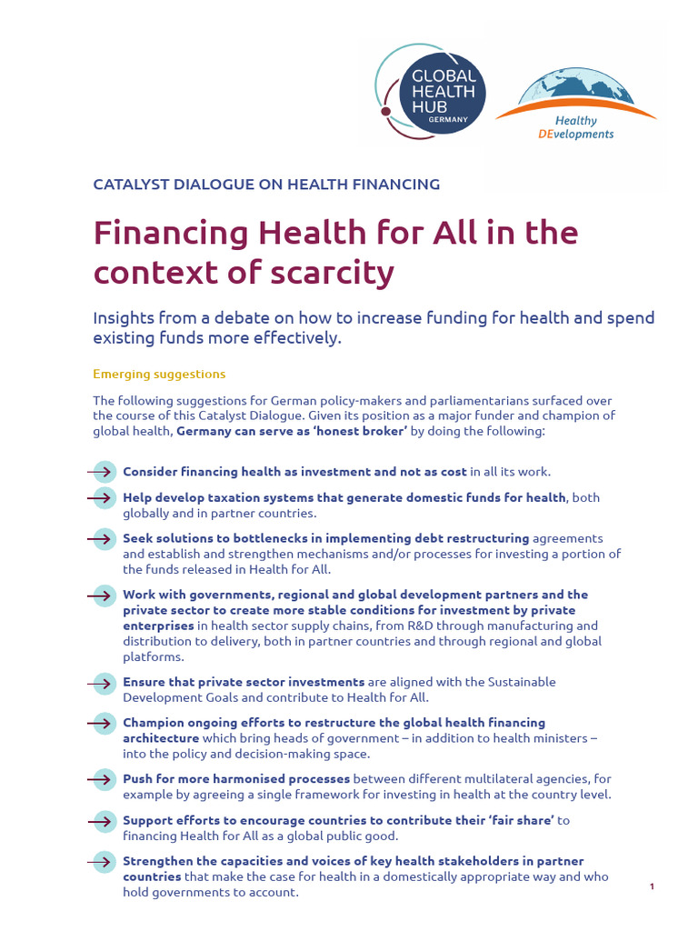 HD GHHG Policy Brief Global Health Financing | PDF | Taxes ... HD GHHG Policy Brief Global Health Financing | PDF | Taxes ...