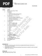 1ST TERM S1 GEOGRAPHY (New) | PDF | Planets | Rock (Geology)