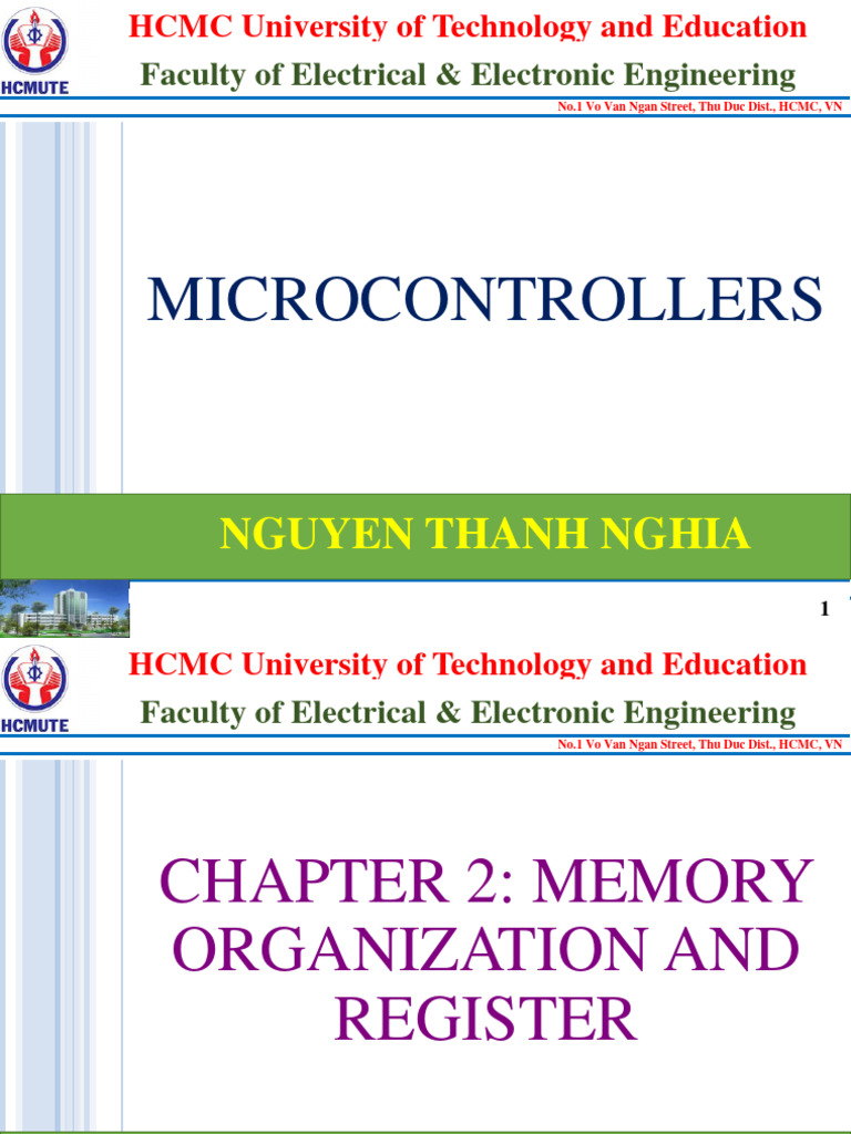 Chapter 2 - Memory Organization and Register | PDF