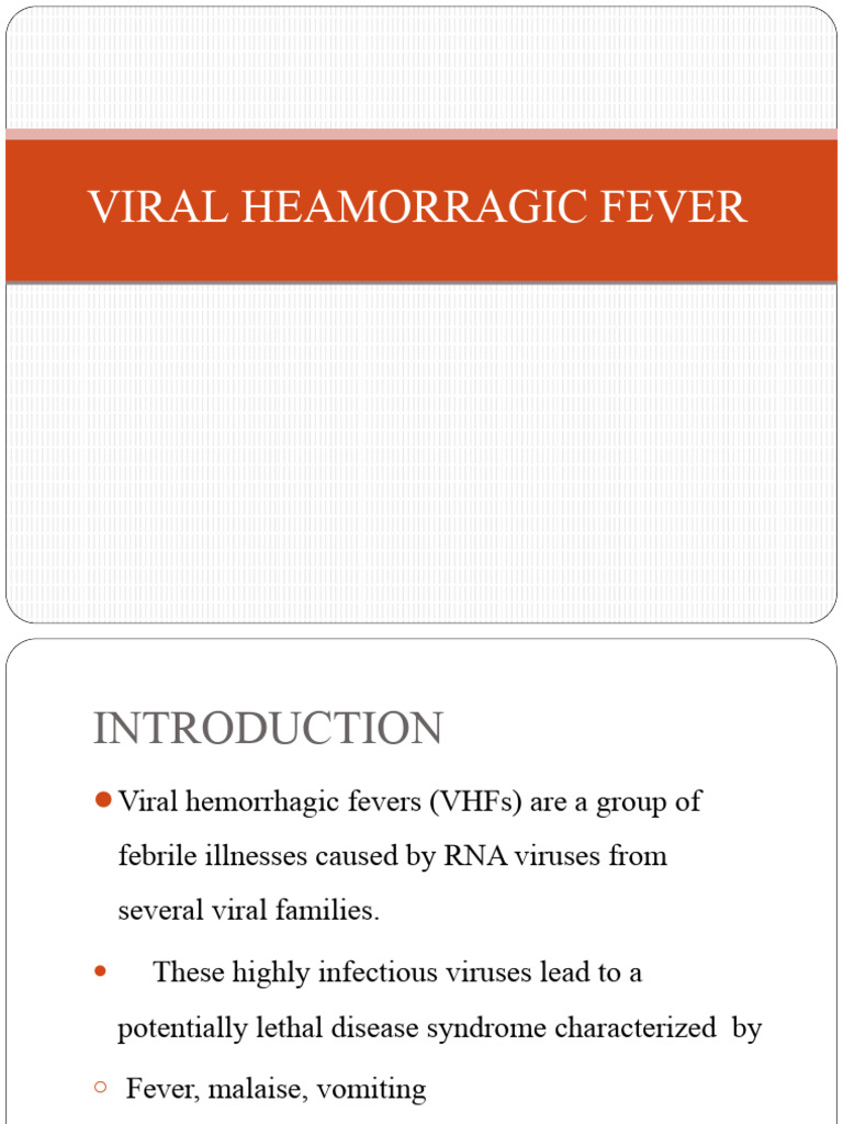 Understanding Viral Hemorrhagic Fever | PDF | Yellow Fever | Microbiology