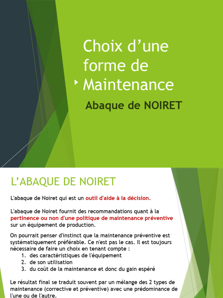 Guide de Maintenance : Abaque de Noiret | PDF | Ordinateurs | Technologie et ingénierie