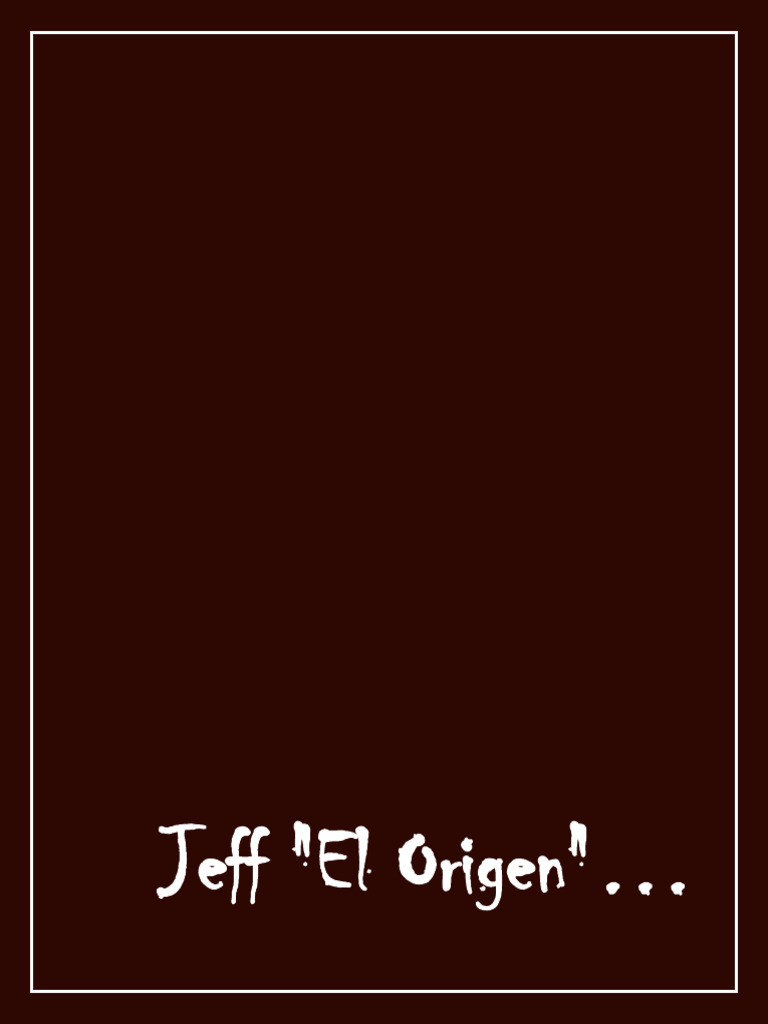 Jeff El Origen | PDF