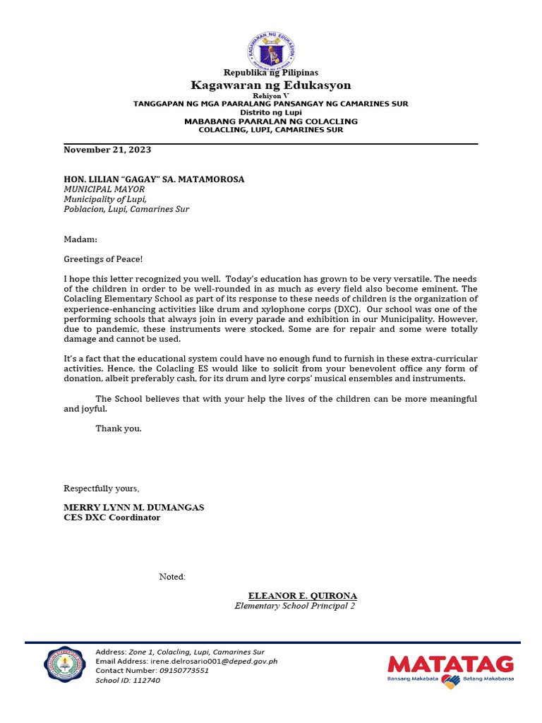 Solicitation Letter Trophy | PDF