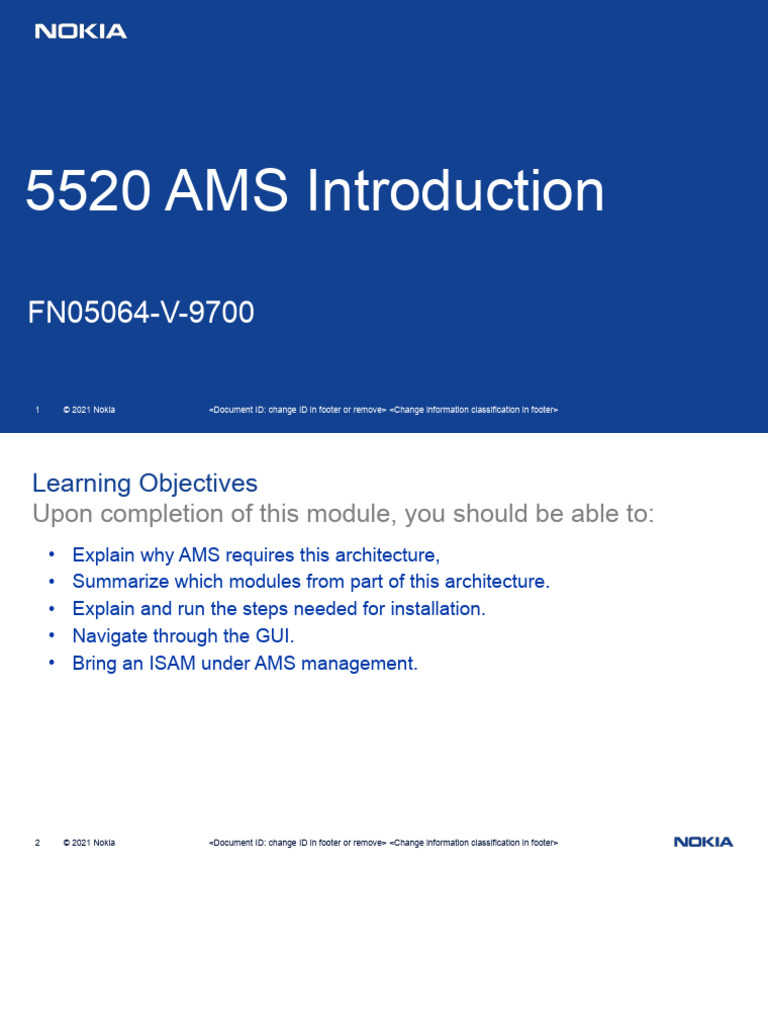 5520 AMS Introduction | PDF | Trademark | Copyright