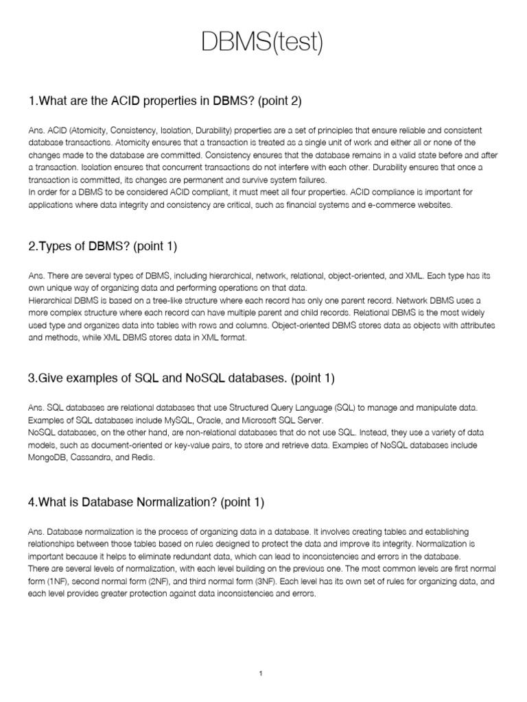 DBMS | PDF | Databases | Relational Database DBMS | PDF | Databases | Relational Database