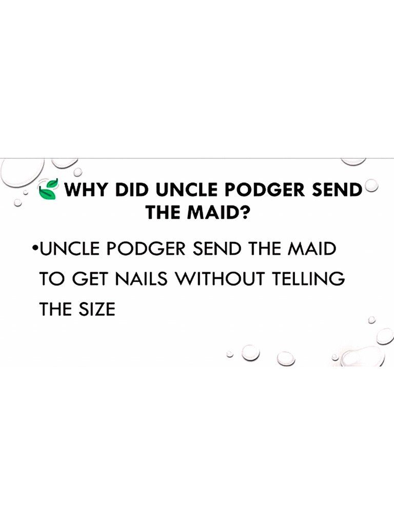 Uncle Podger Hangs A Picture | PDF