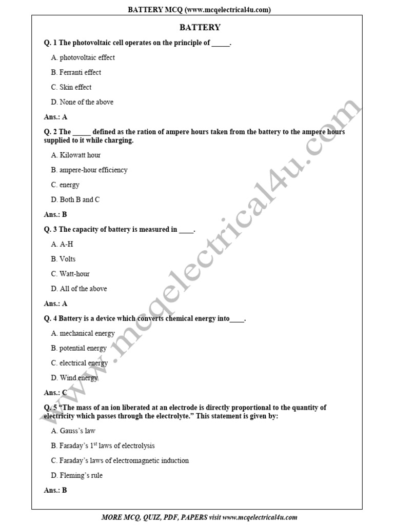 BATTERY | PDF | Rechargeable Battery | Electrolyte