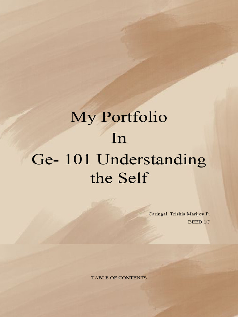 1.portfolio UTS | PDF | Self Awareness | Motivation