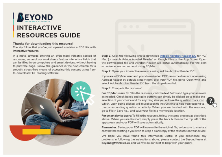 Beyond Interactive PDF Instructions | PDF | Computer File | Digital Technology