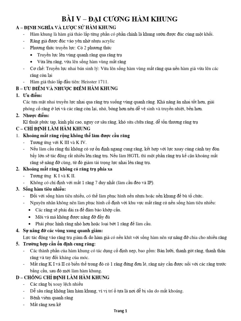 Bài Iv V Đại Cương Hàm Khung Thiết Kế Hàm Khung | PDF