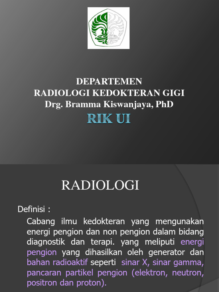 Kuliah Fisika Radiasi RDS-revised 2021 | PDF