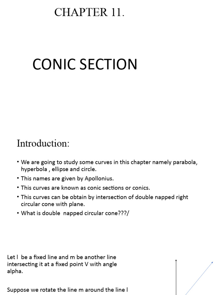 11 Conics | PDF
