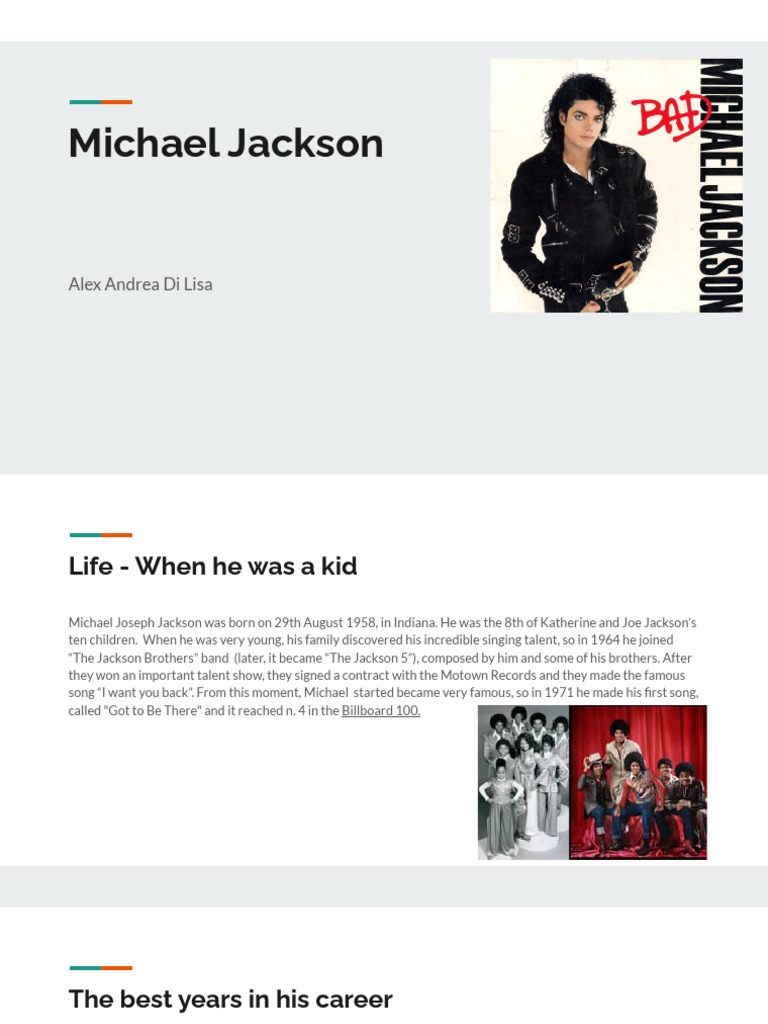 Michael Jackson | PDF | Sound Recording | Michael Jackson