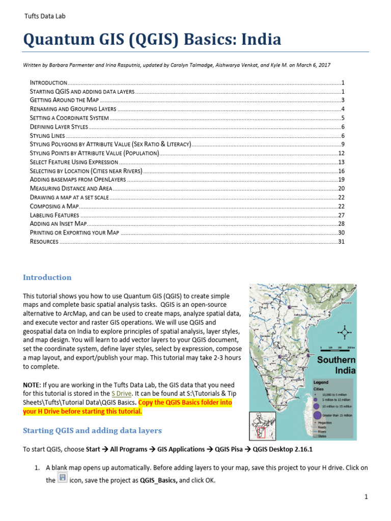 Setting A Coordinate System | PDF | Geographic Information System | Map