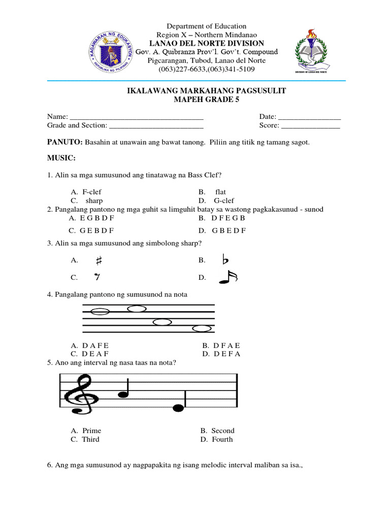 PT Mapeh 5 Q2 | PDF