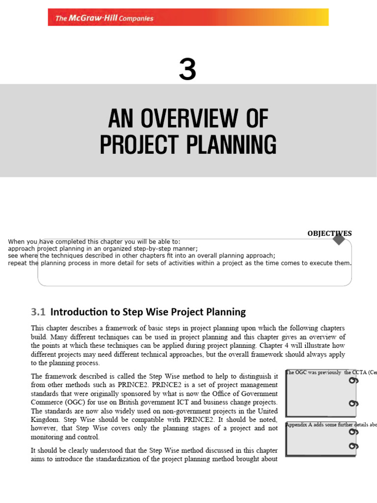 Unit - 3 An Overview of Project Planning | PDF | Risk | Project Management
