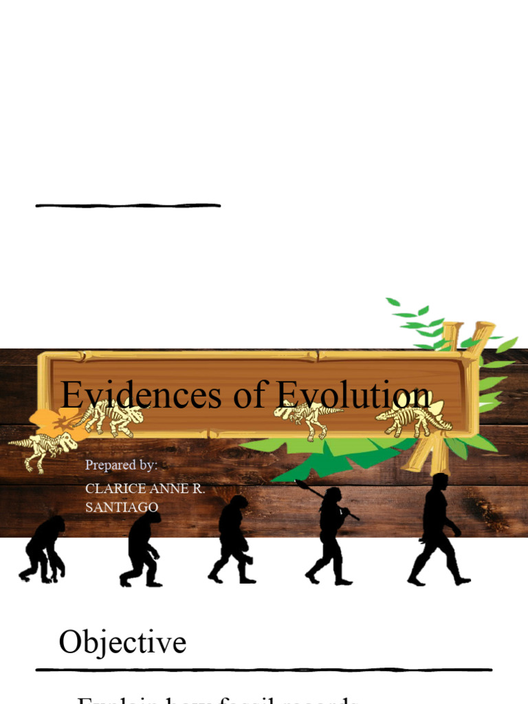 Week5 Evidences of Evolution | PDF | Fossil | Embryo