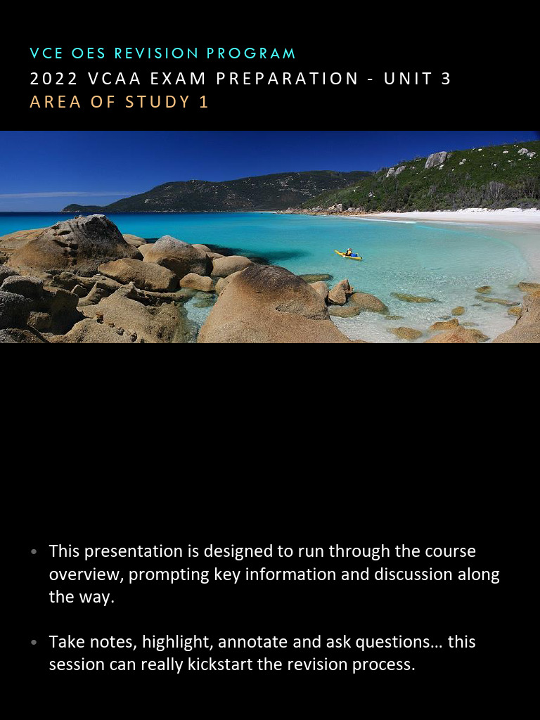 2022 Exam Preparation - Unit 3 AOS 1 | PDF | Australia | Earth Sciences