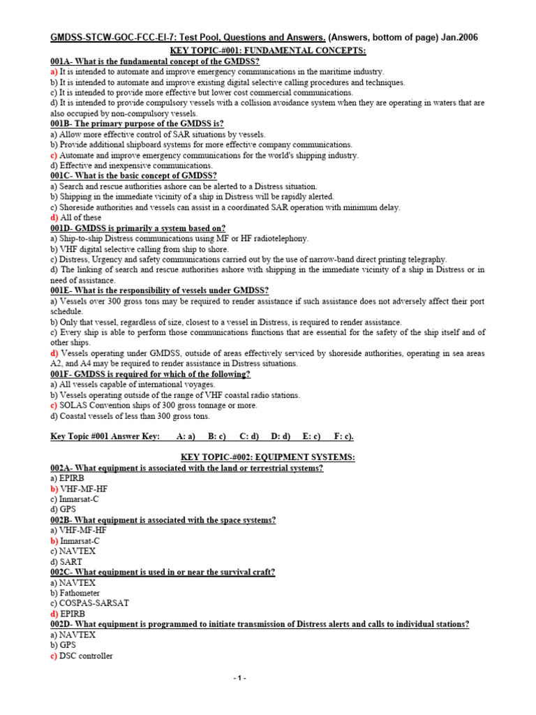 GMDSS Goc 2006 | PDF | Modulation | Electronics