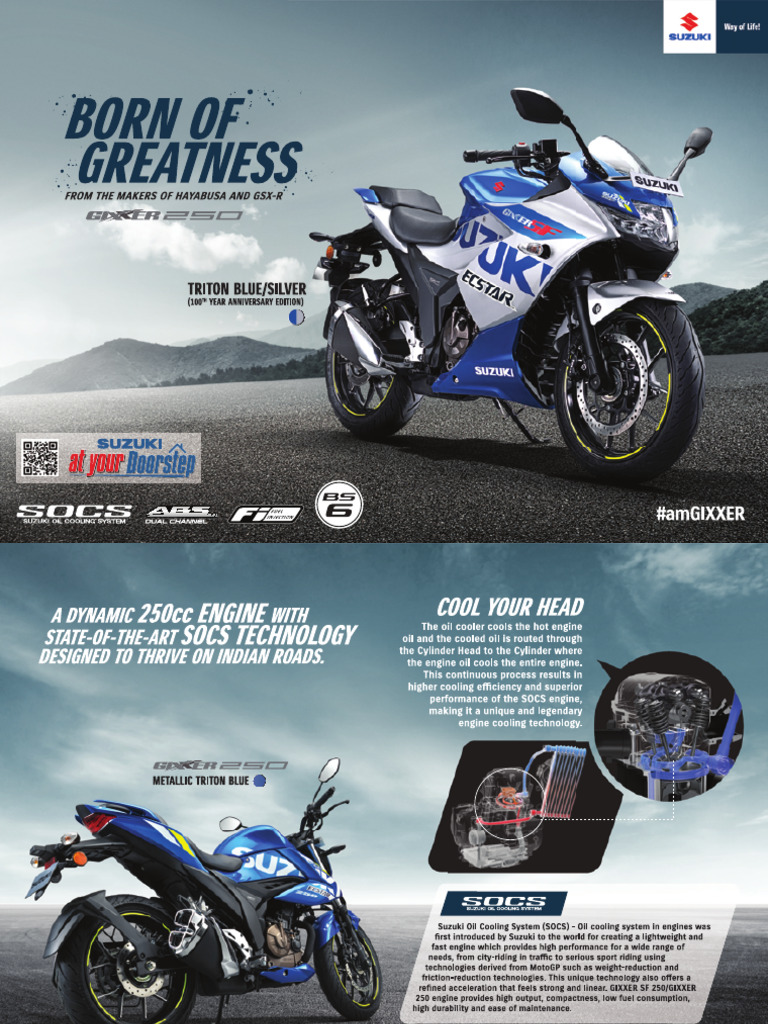Suzuki Gixxer SF 250cc Bike | PDF