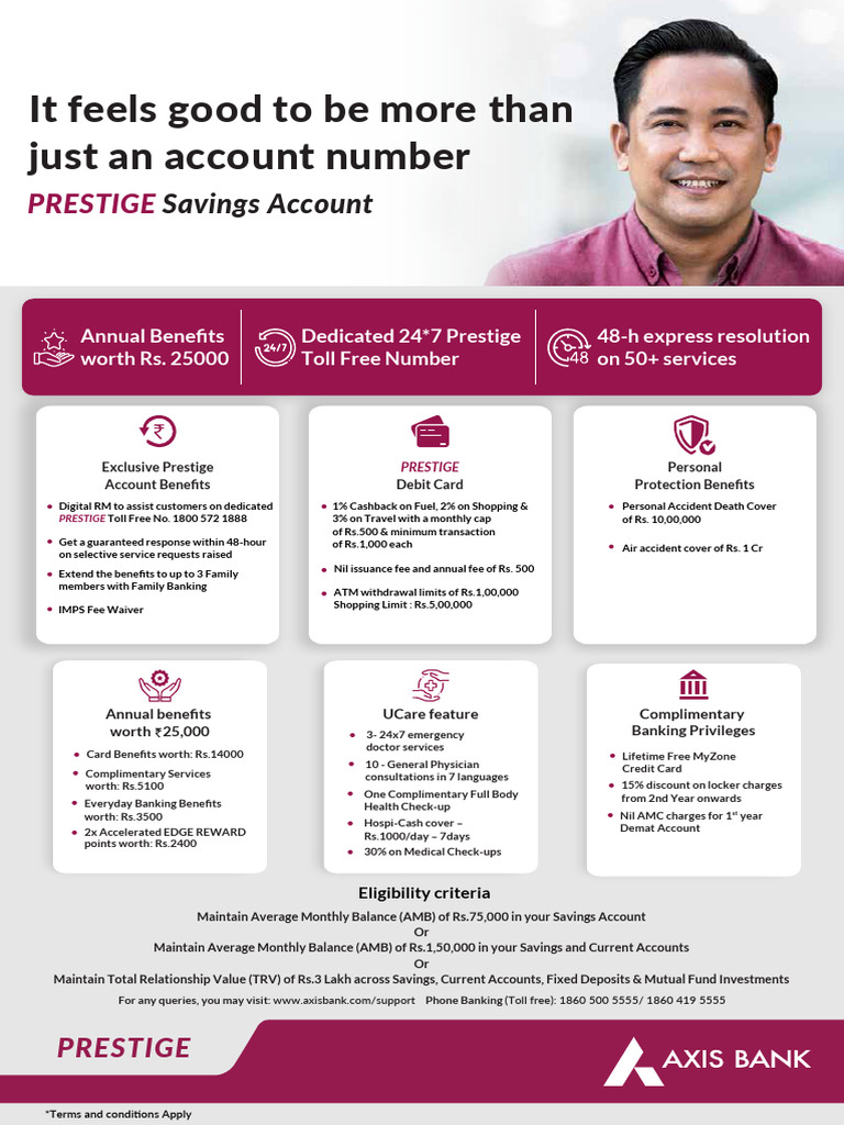 Prestigesavingleaflet | PDF | Transaction Account | Credit Card