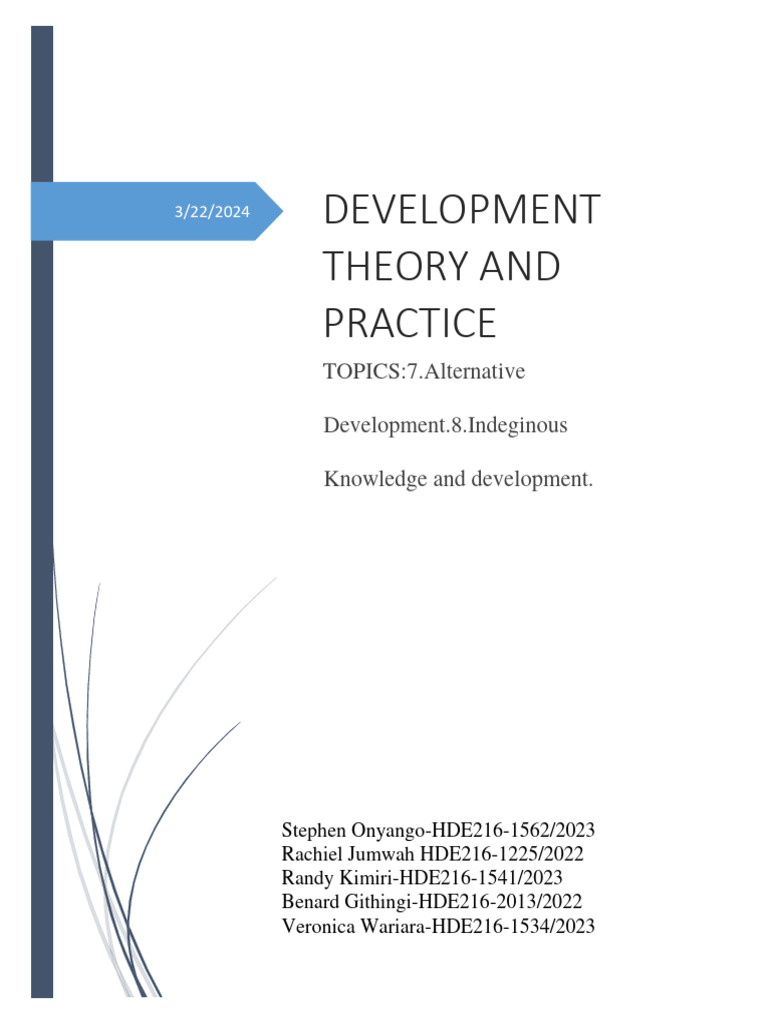 Development Theory and Practice 2 | Download Free PDF | Sustainability | Empowerment