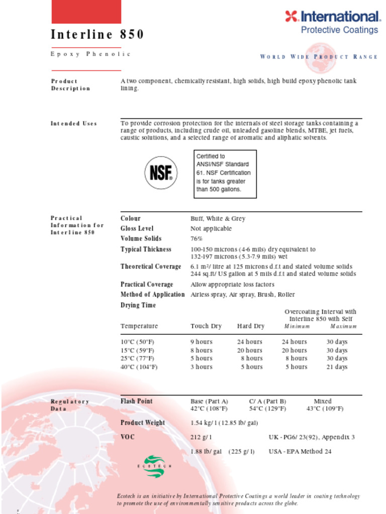 850 Interline - Uk | Download Free PDF | Paint | Corrosion