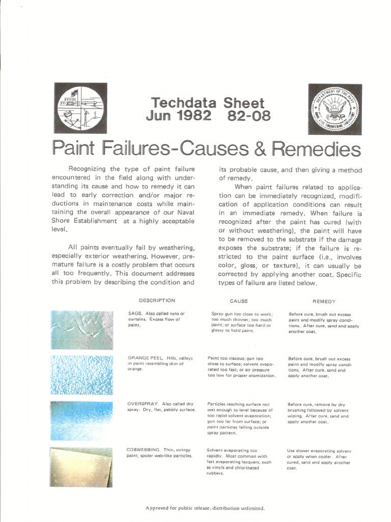 Paint Failures Causes&remedies | PDF