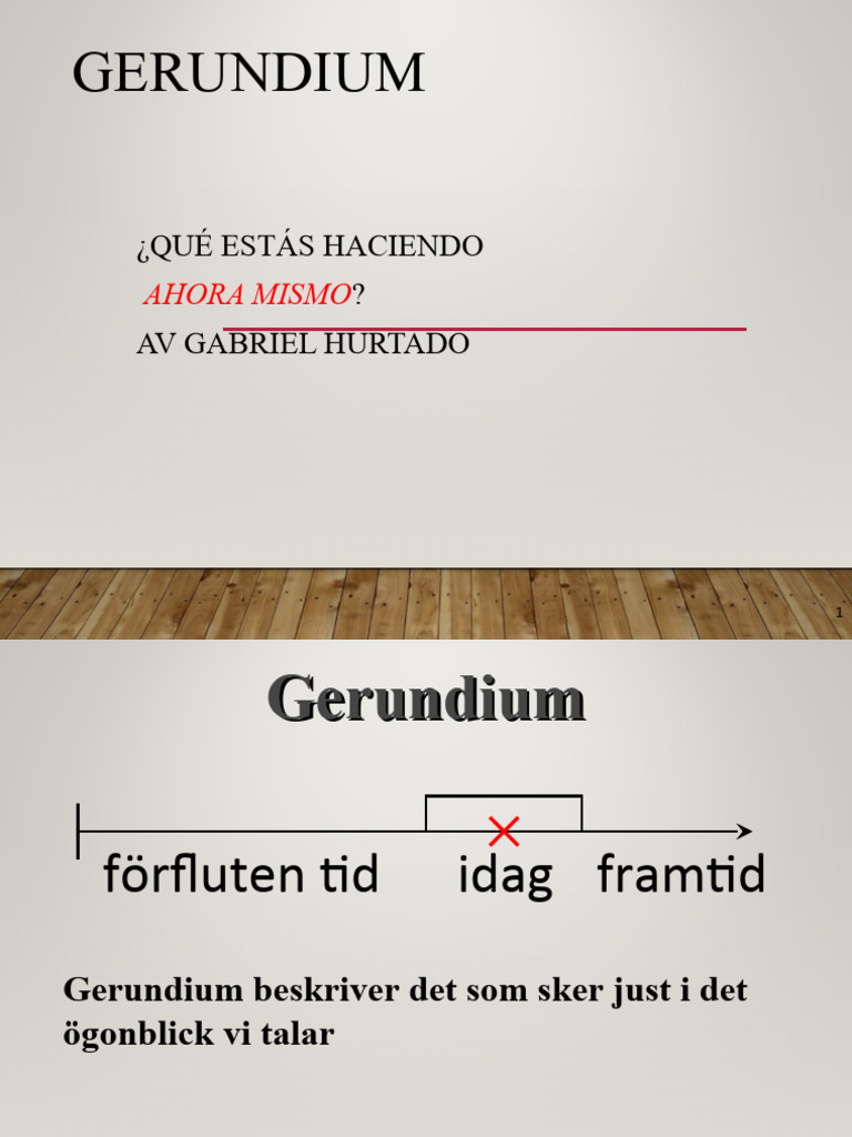 Gerundium | PDF