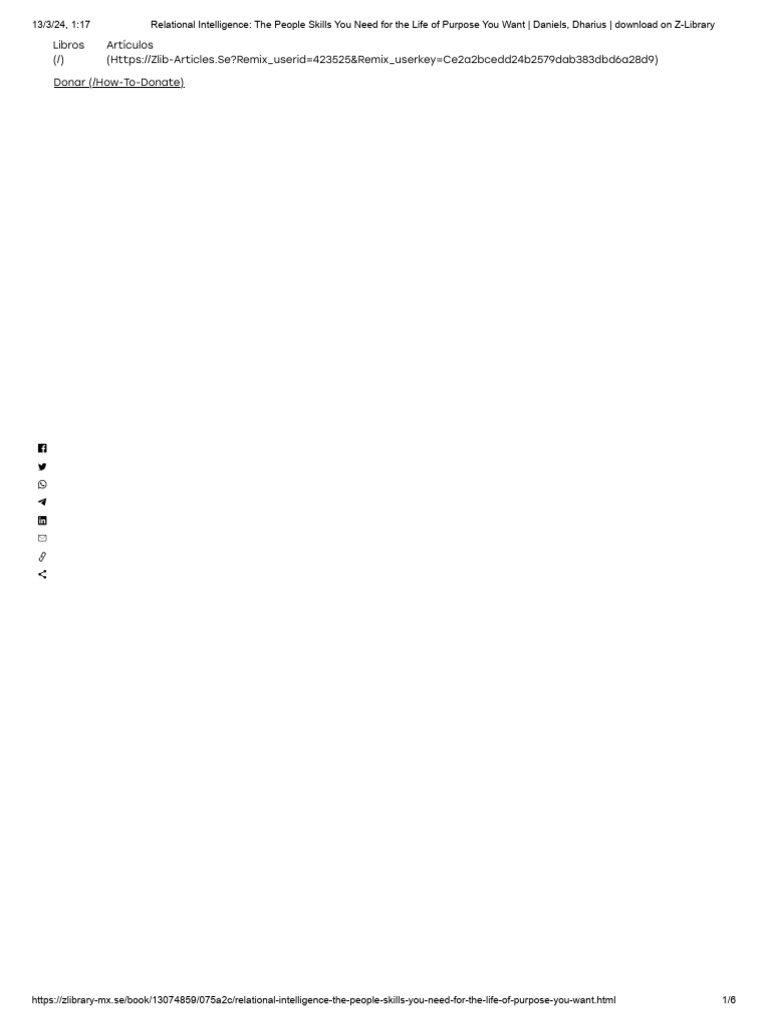 Relational Intelligence The People Skills You Need For The Life of ...