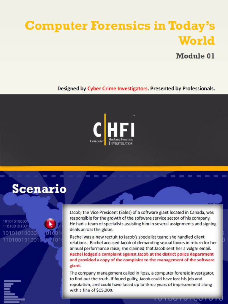 Module 01 Computer Forensics in Todays World | PDF